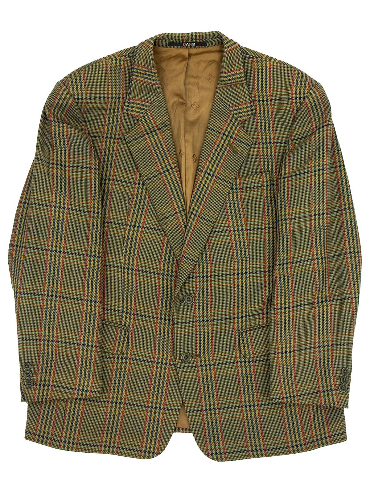 True Vintage Daks 100% Wool Check Jacket – RevivalVintage