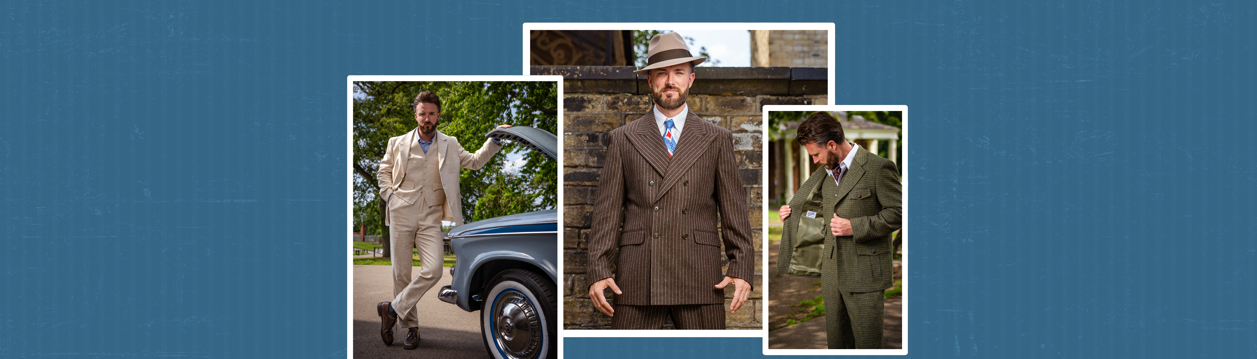 Mens Fashion In The 1940s - Revival Unveil Our New Socialite Suit Coll ...