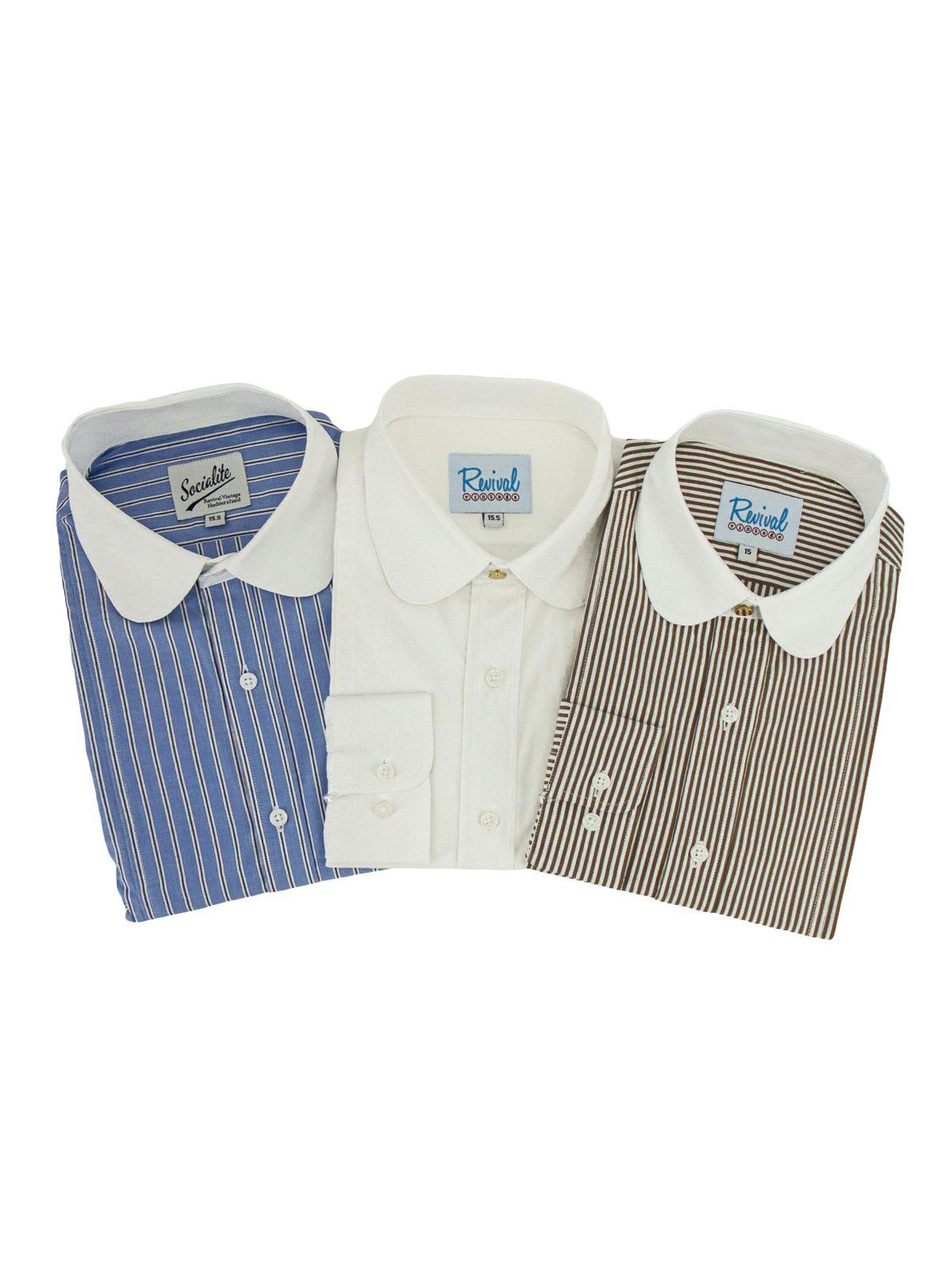 Club Collar Shirt Seconds with Tiny Flaws – RevivalVintage