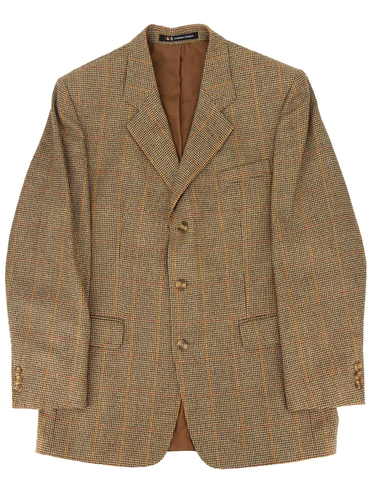 Vintage Daks Pure New Wool Tan Check Jacket – RevivalVintage