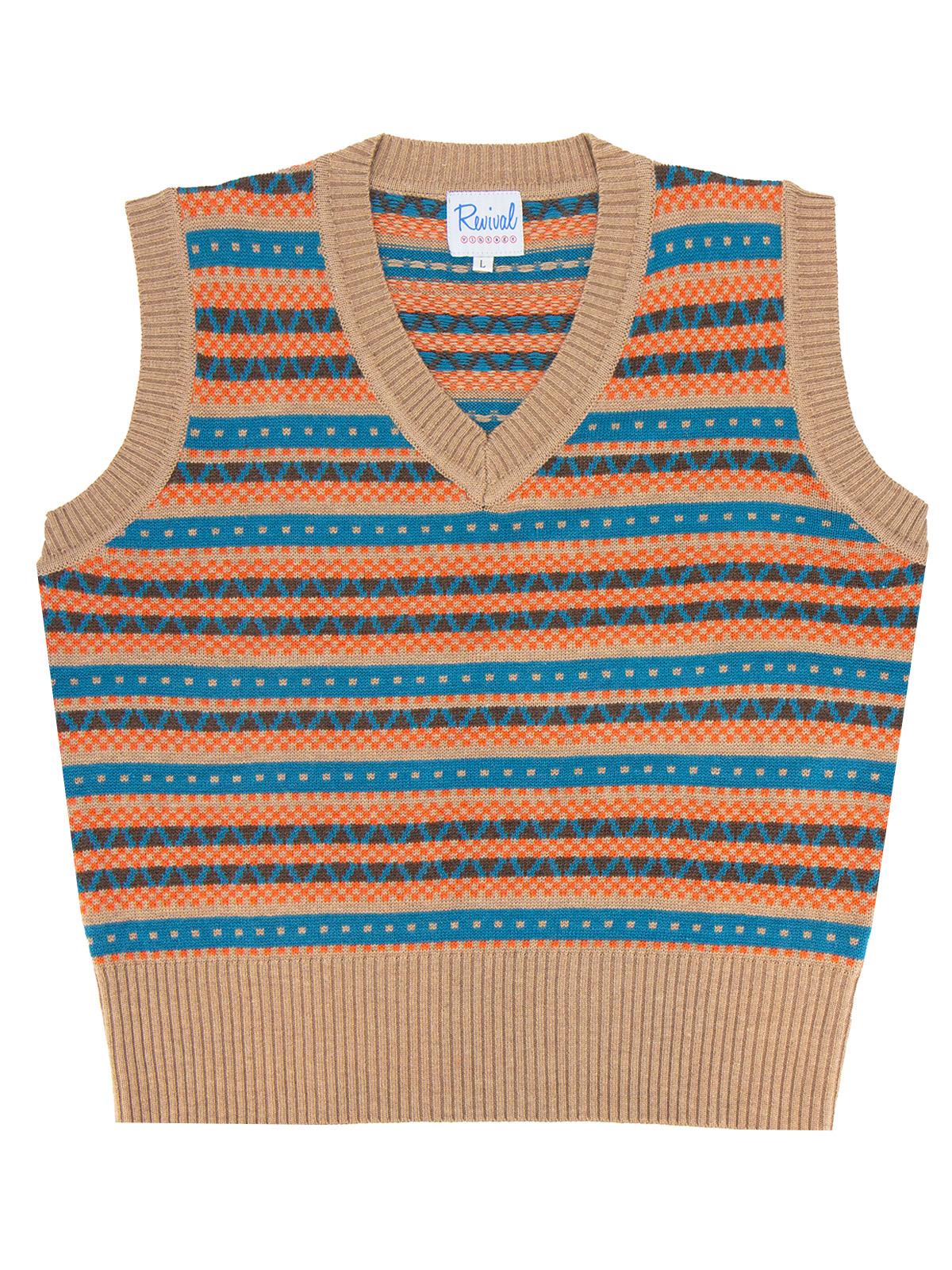 Walter Vintage Fairisle Tank Top - Hi-de-Ho – RevivalVintage