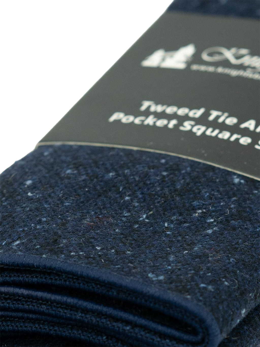 Blue Tweed Vintage Inspired Necktie & Pocket Square Set – RevivalVintage