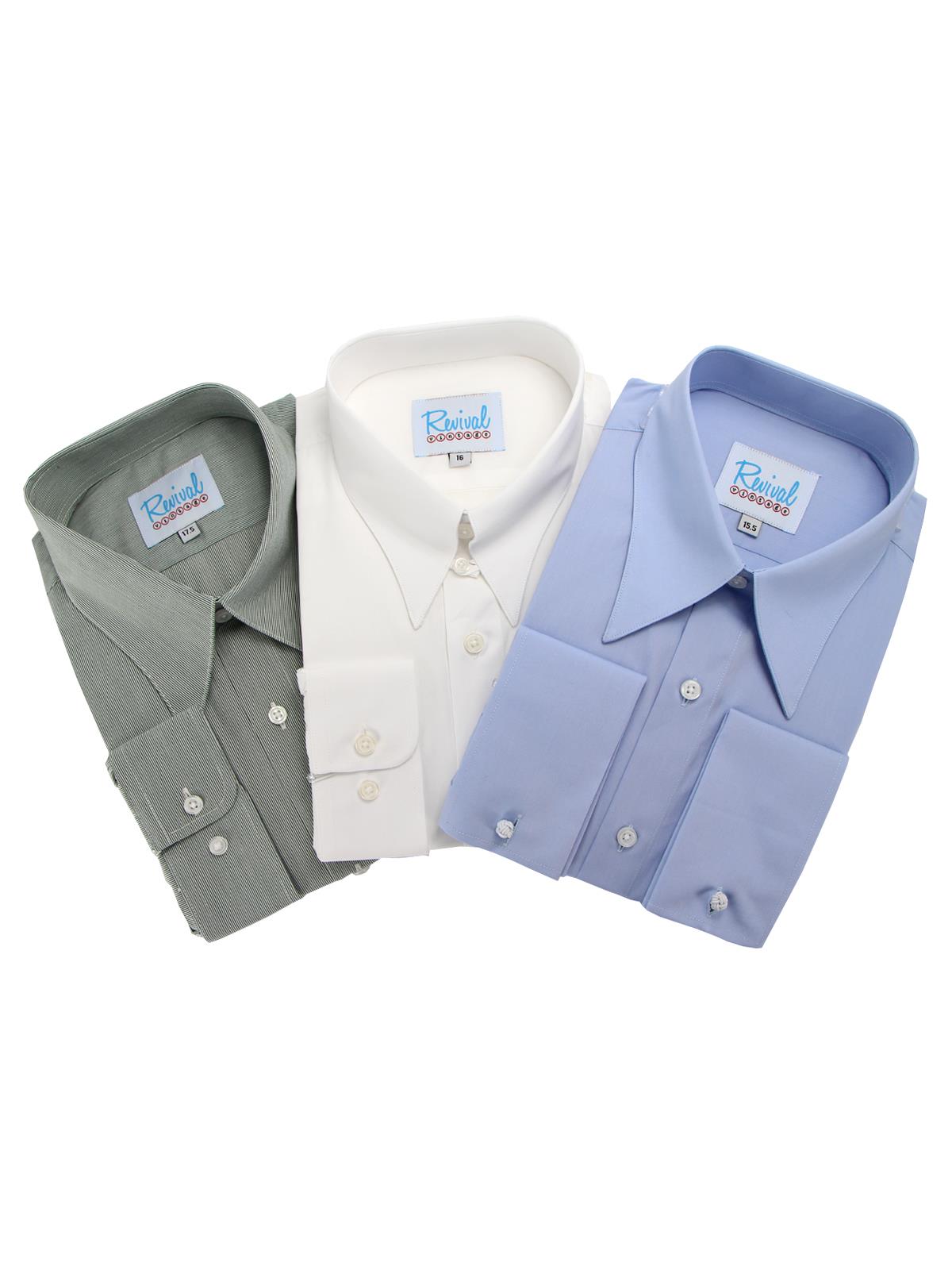 Spearpoint Collar Shirt Seconds with Tiny Flaws – RevivalVintage