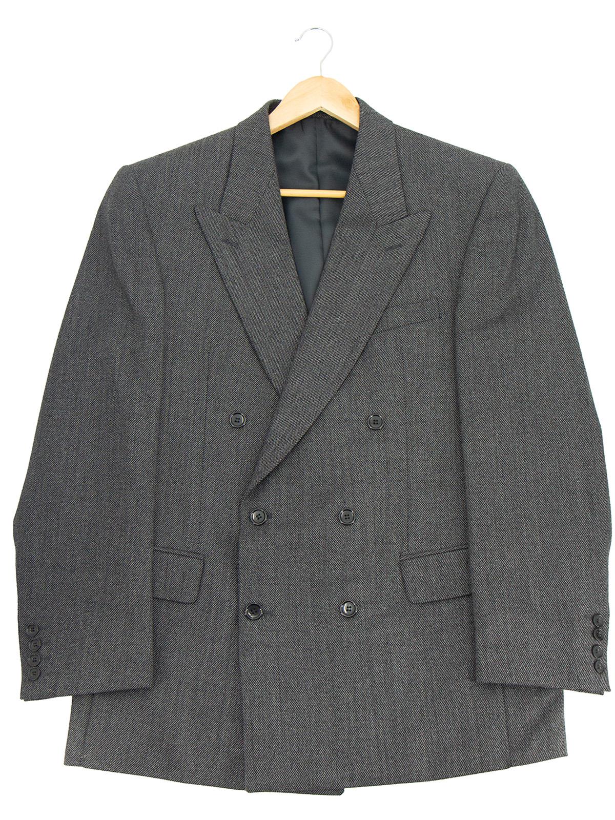 Grey Wool Deadstock 1940s Style Demob Suit – RevivalVintage