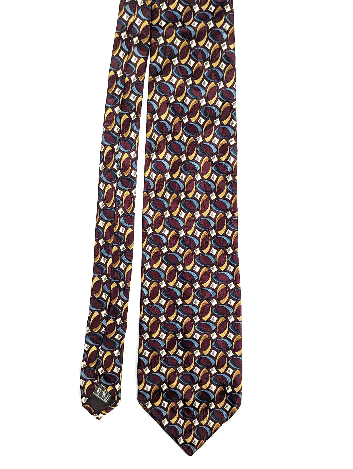Classic Vintage Tie With Small Repeat Design – RevivalVintage